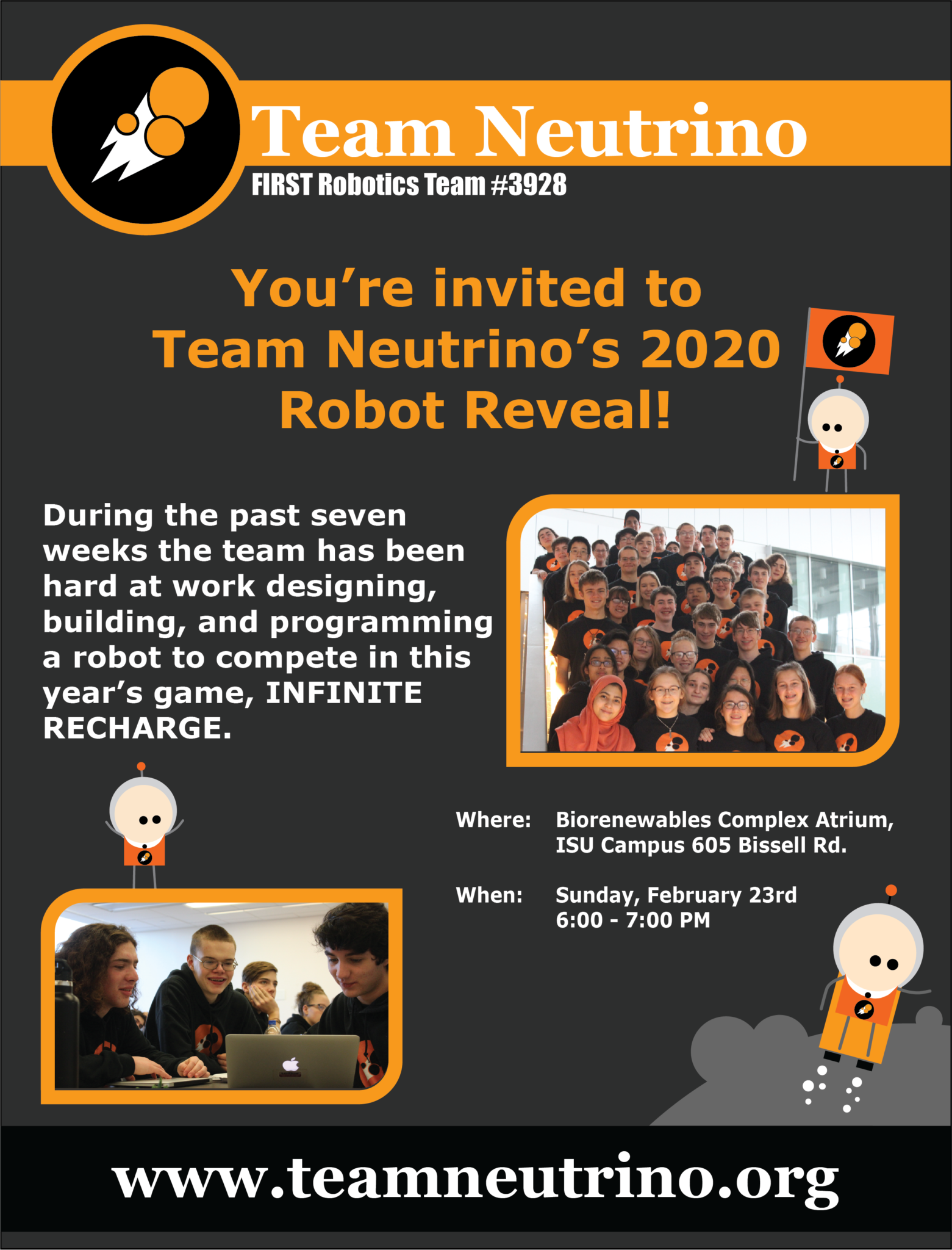 Robot Reveal 2020 | Team Neutrino